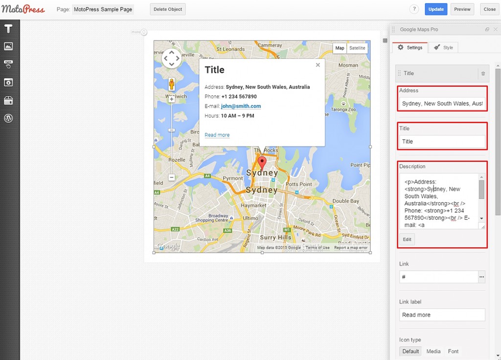 Google Maps for Content Editor Addon, Wordpress Google Maps Plugin ...