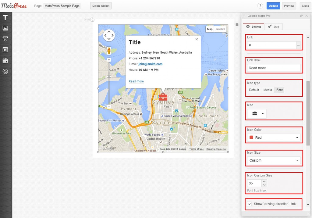 Google Maps for Content Editor Addon, Wordpress Google Maps Plugin ...