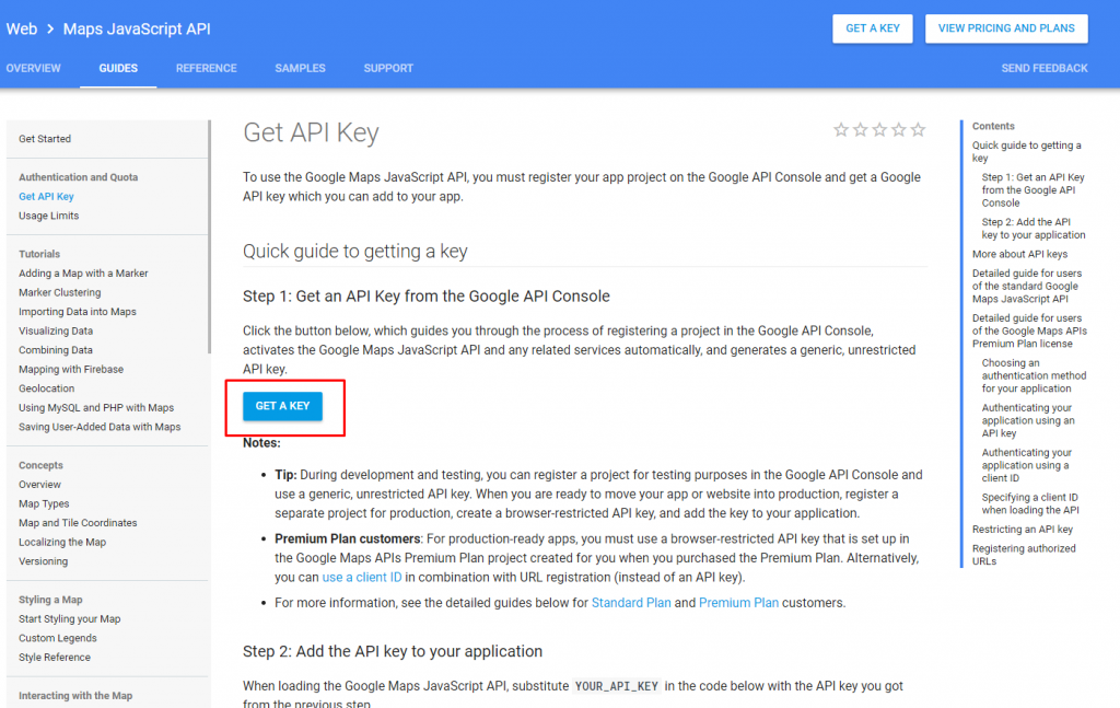 How to register API keys for Google Maps Addon - How to - MotoPress