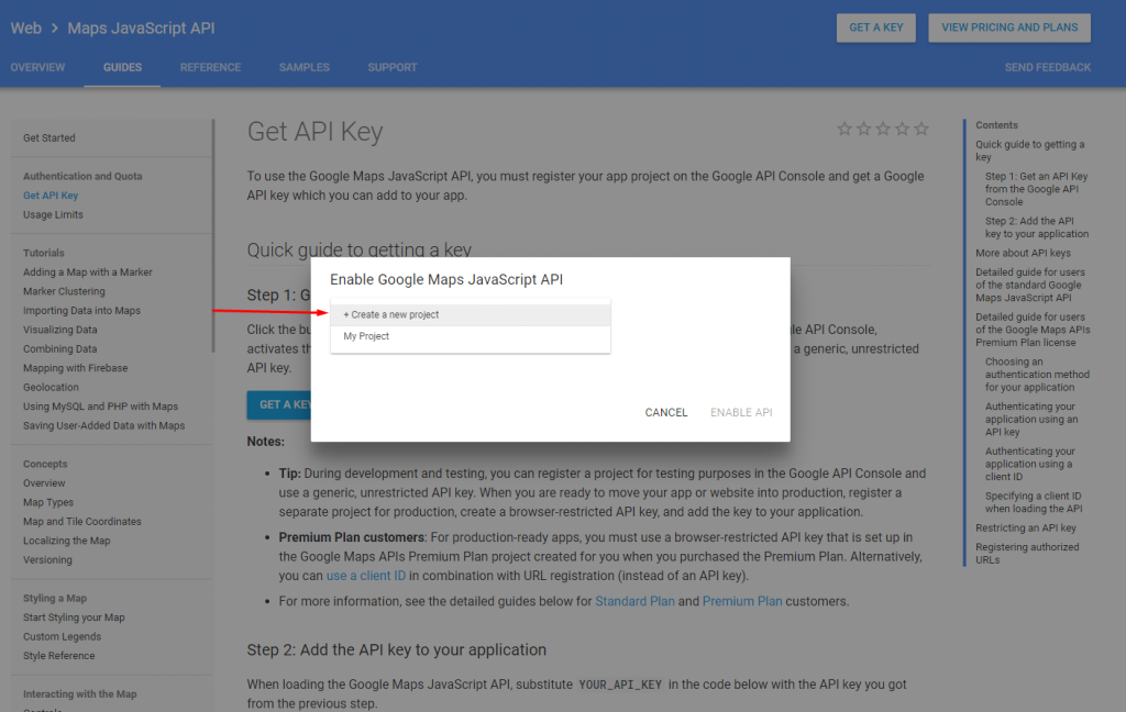 How to register API keys for Google Maps Addon - How to - MotoPress