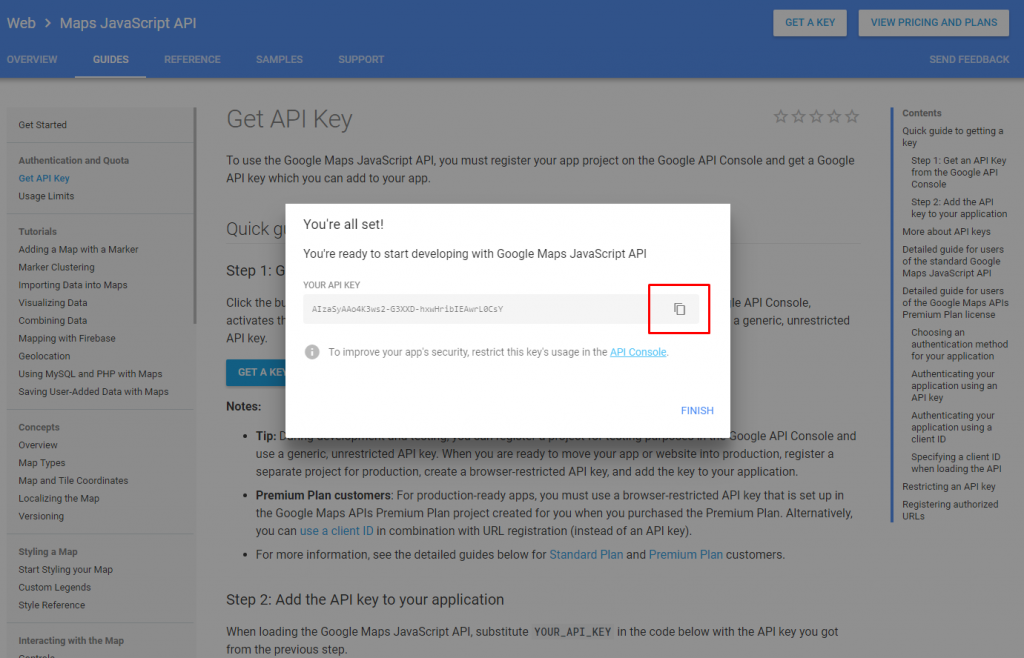 How to register API keys for Google Maps Addon - How to - MotoPress