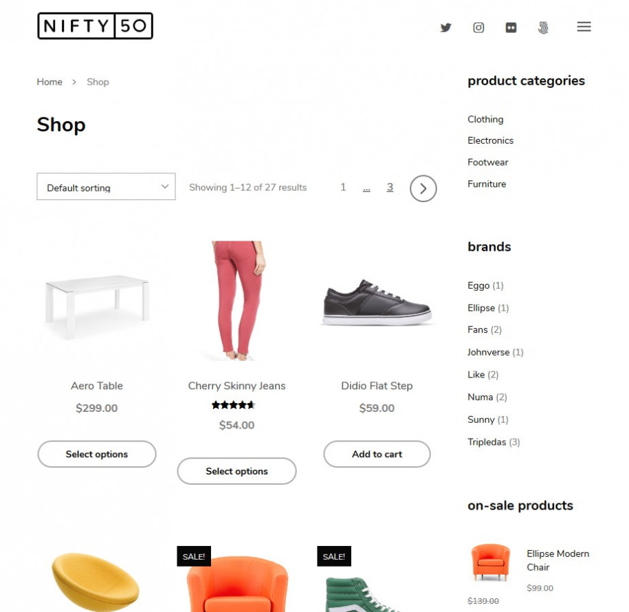 Nifty Fifty: New Gorgeous and Lightweight WordPress Photography Theme ...