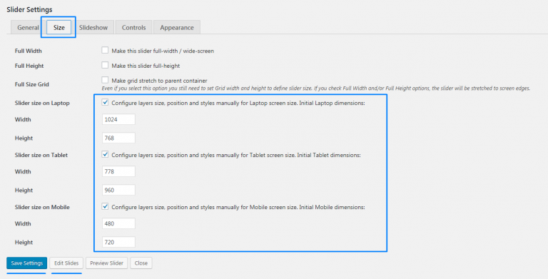 Adjust Slider for Mobile Devices - Responsive Settings - MotoPress