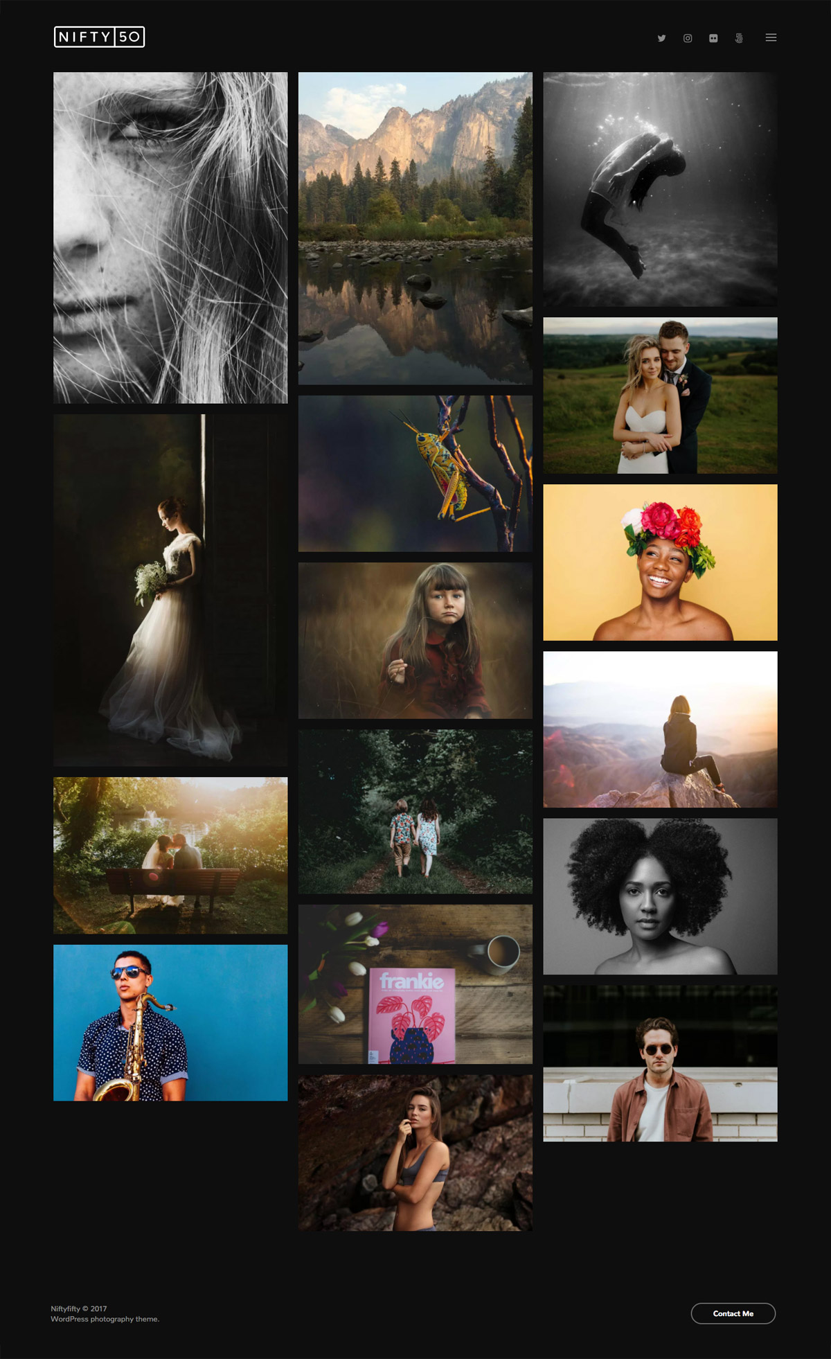 Niftyfifty - Photography WordPress Theme - MotoPress