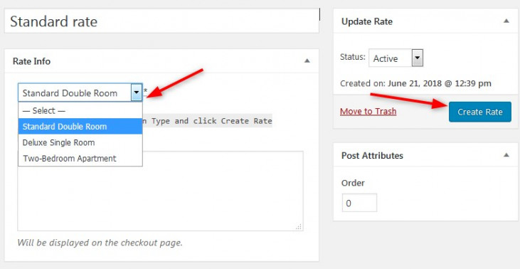 Custom Rates in WordPress Booking Plugin - MotoPress