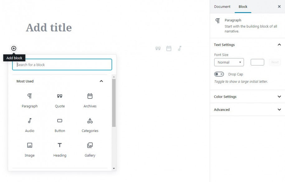 Quick Guide on WordPress Gutenberg Editor - MotoPress