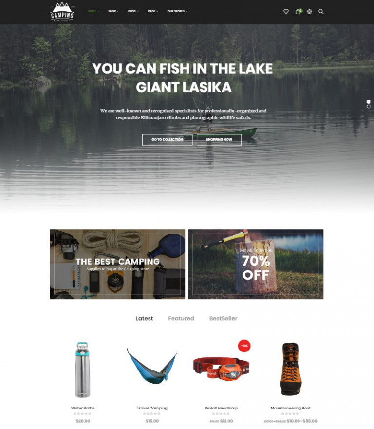 Top 11 WordPress Camping Templates for Campgrounds & Hiking