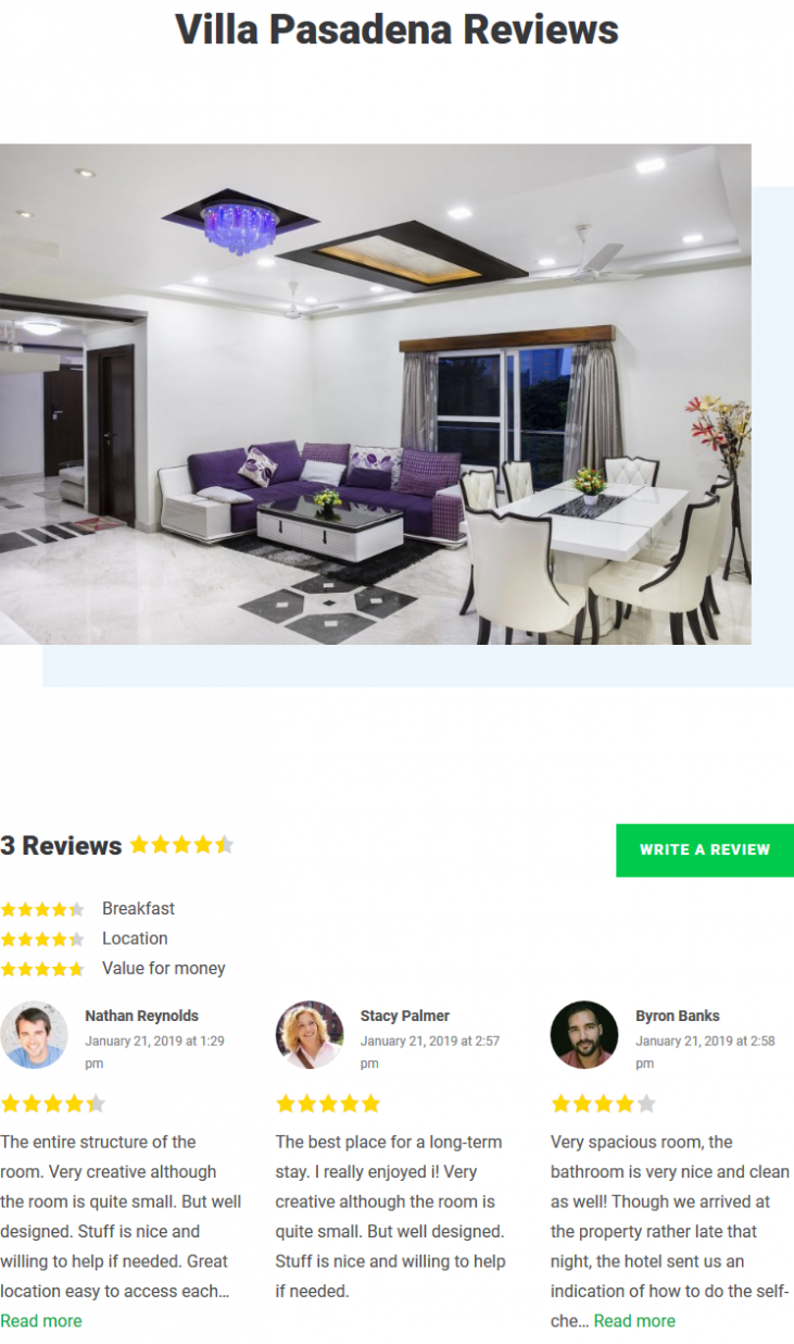 New! Property Reviews Addon for the WordPress Hotel Booking Plugin ...