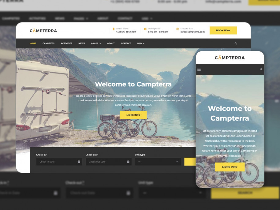 16 Best Camping WordPress Themes 2024 - MotoPress