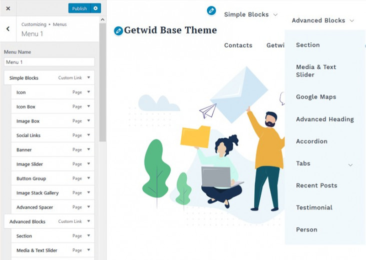 Gutenberg Free WordPress Theme: Getwid Base - MotoPress