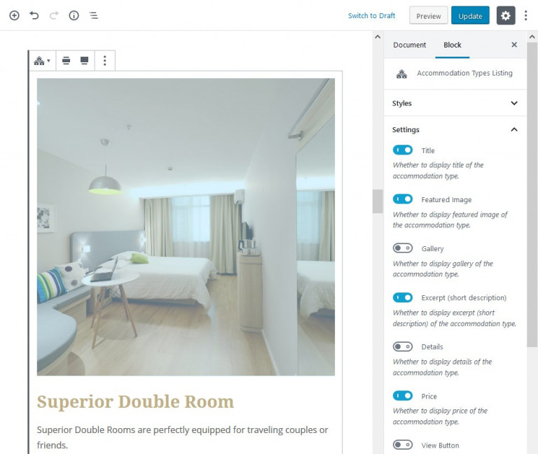 Hotel Booking Template for WordPress: Luviana- MotoPress