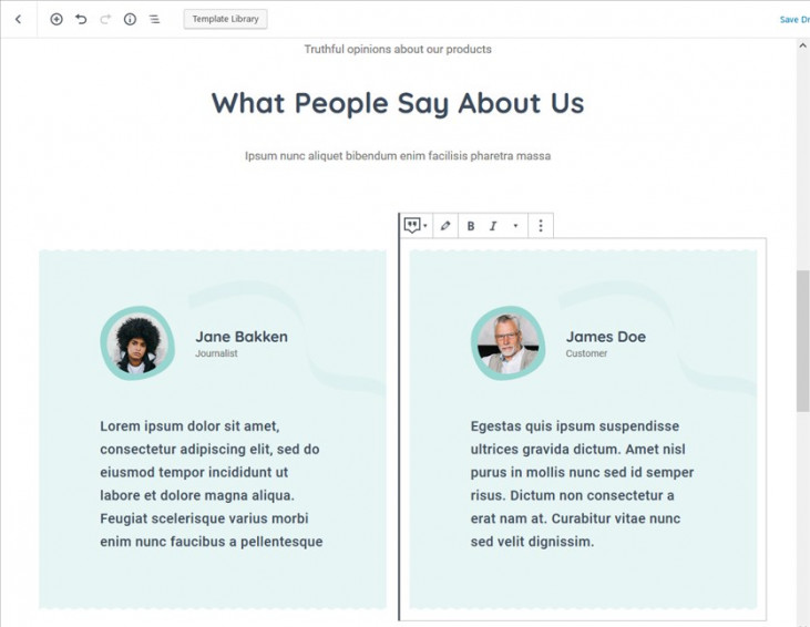 35+ Inspiring and Slick Block Designs for Gutenberg
