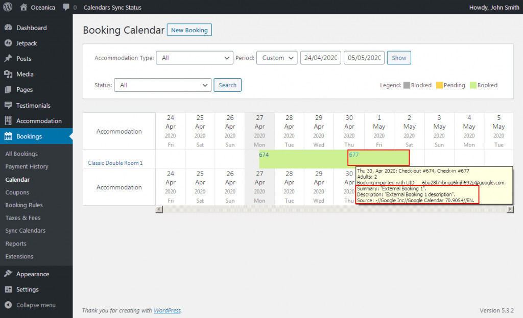Connect Bookings with Google/Apple Calendar - MotoPress