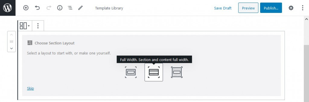 Set Full-width Content Alignment Gutenberg - MotoPress