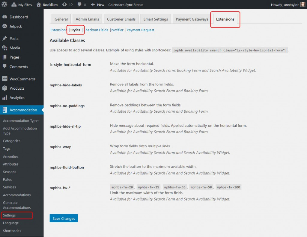 Make Hotel Booking Search Forms Horizontal - MotoPress