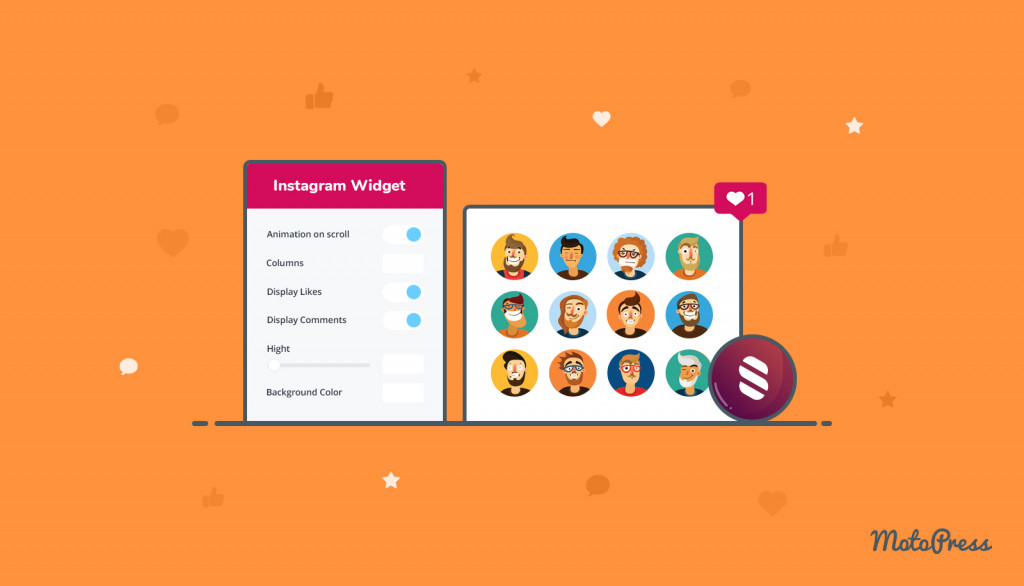 Free Elementor Instagram Widget by Stratum - MotoPress