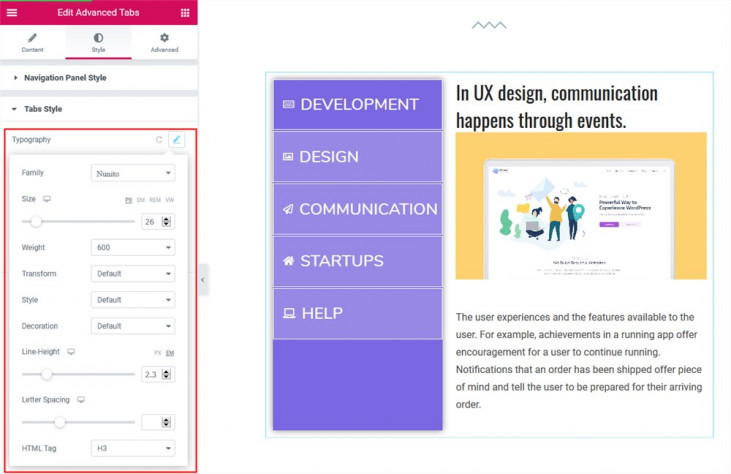 Elementor Accordion Widget & Tabs Widget - MotoPress