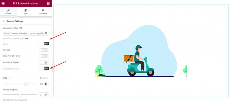 Stratum Widgets: The Lottie Animation - MotoPress