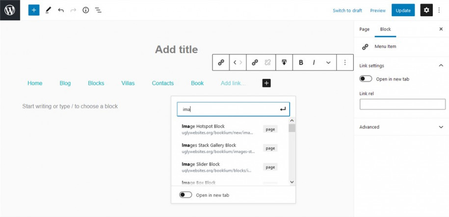 WordPress Navigation Block for Mega Menus - MotoPress