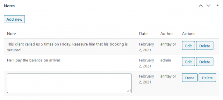 Hotel Booking: Notes & Resending Emails - MotoPress