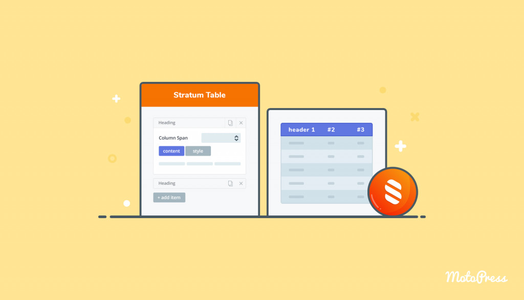 Stratum Widgets: Table Elementor Widget - MotoPress