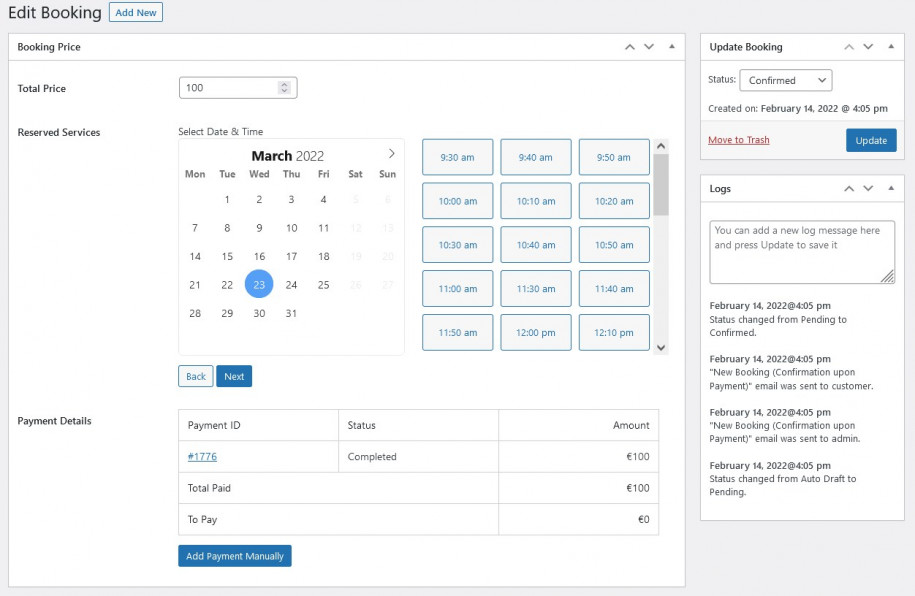 Create Salon Booking System with WordPress - MotoPress