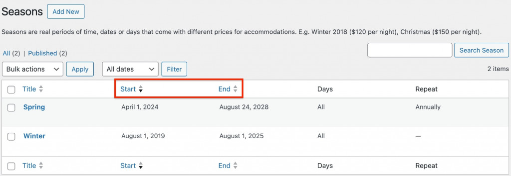 Add Seasons - Seasons - MotoPress