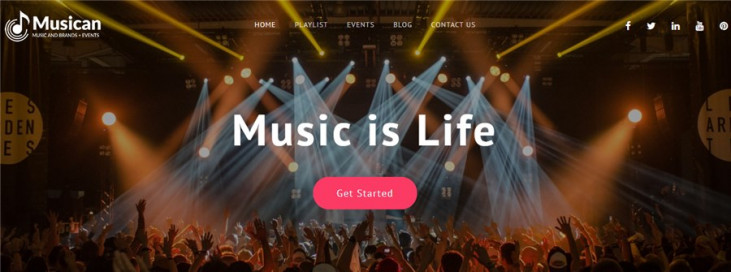 Best WordPress Theme for Musicians - MotoPress