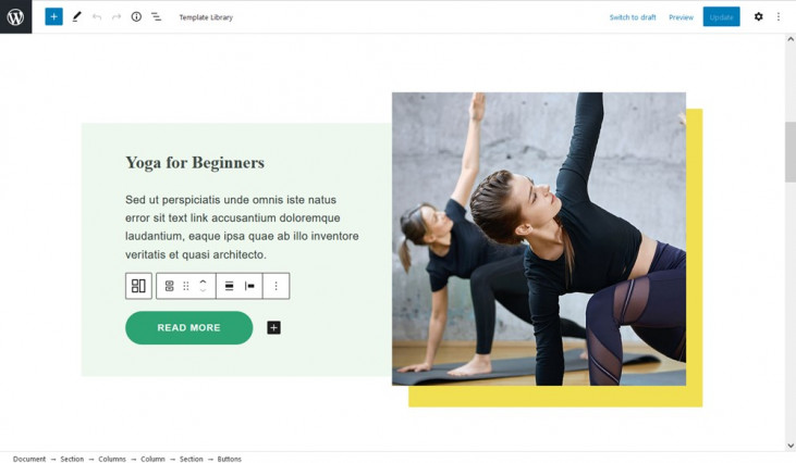 WP Theme with Yoga Scheduling Software - MotoPress