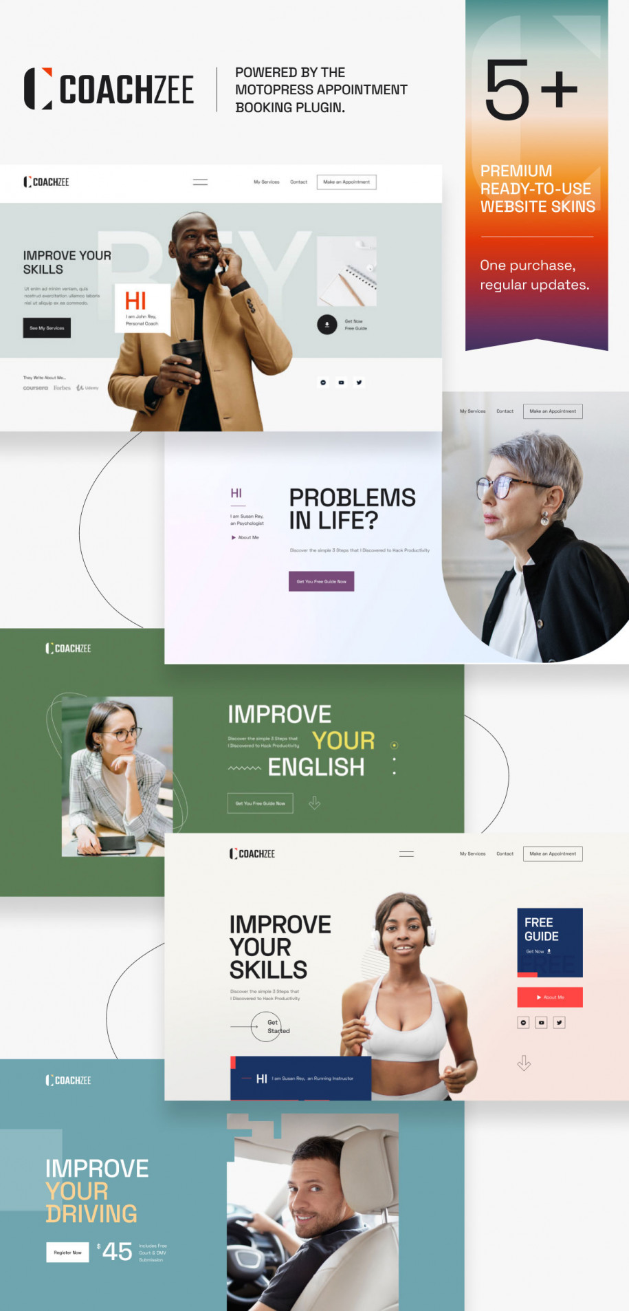WordPress Coaching Theme - Coachzee by MotoPress