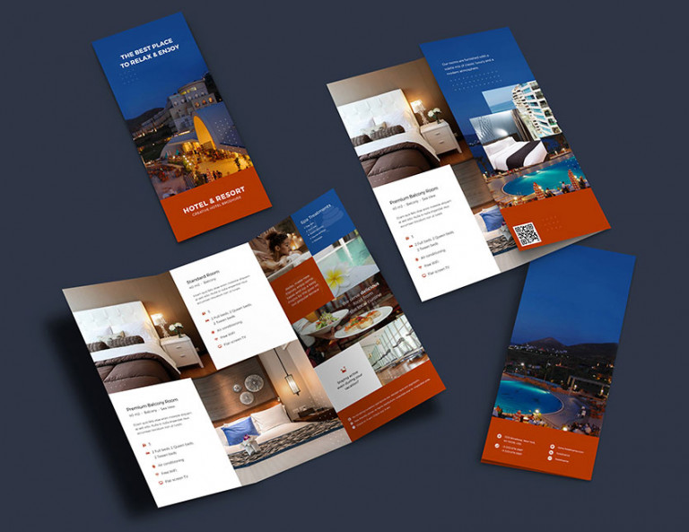 Download Free Hotel Brochure Templates PSD - MotoPress