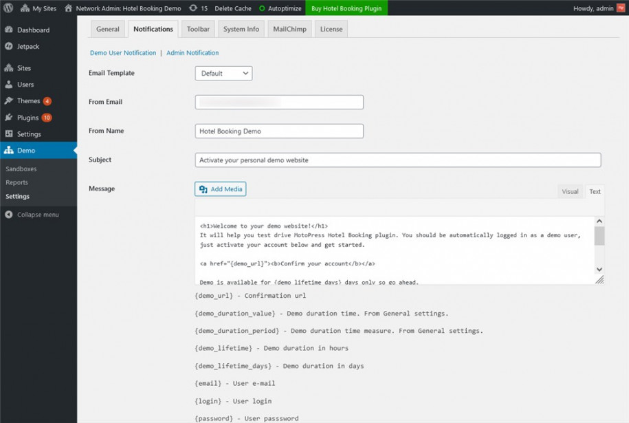 Demo Builder for WordPress Products: How to Build a Demo - MotoPress