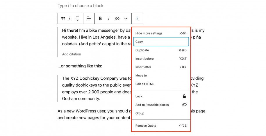 WordPress Block Editor: How To Work Efficiently in Gutenberg? - MotoPress