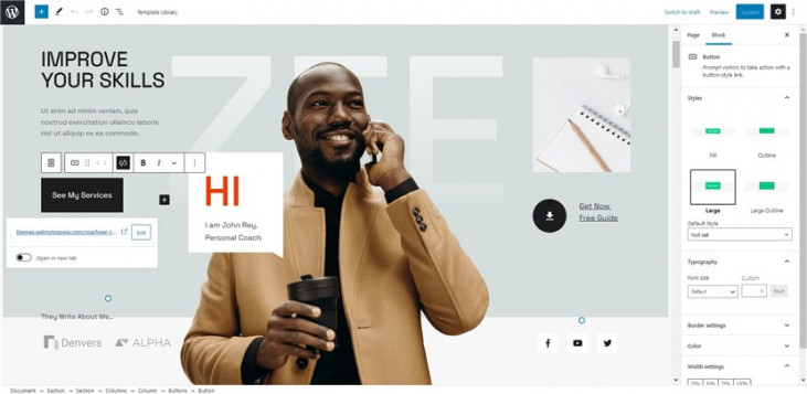 How to Create WordPress Call to Action Button - MotoPress