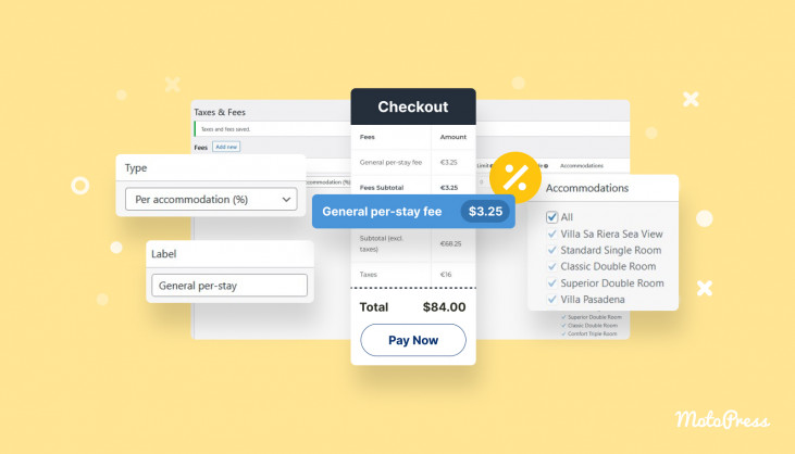 How to Add a Hotel Booking Percentage Fee - MotoPress