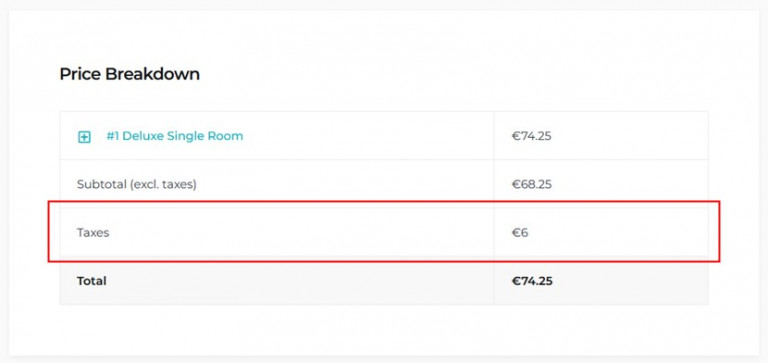 How to Add a Hotel Booking Percentage Fee - MotoPress