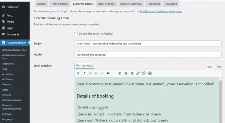 How to Create a Hotel Booking Confirmation Email? - MotoPress