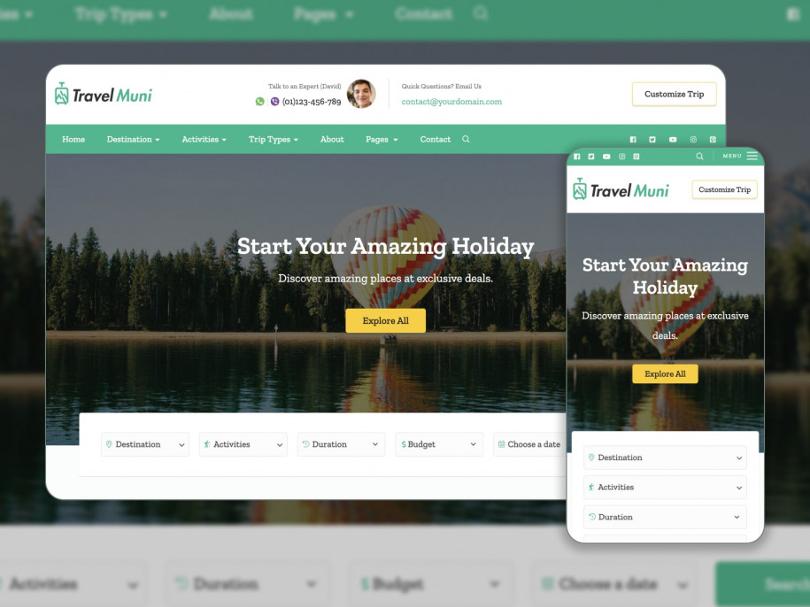 21 Best Travel Agency WordPress Themes 2023 - MotoPress