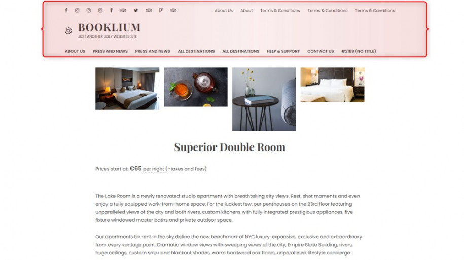 Edit Individual Accommodation Pages with Hotel Booking Styles Add-on ...