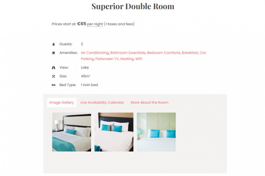 Edit Individual Accommodation Pages with Hotel Booking Styles Add-on ...