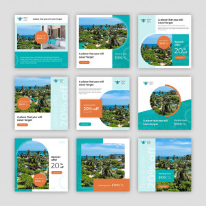 Download Free Social Media Banner Templates for Hotels (PSD) - MotoPress