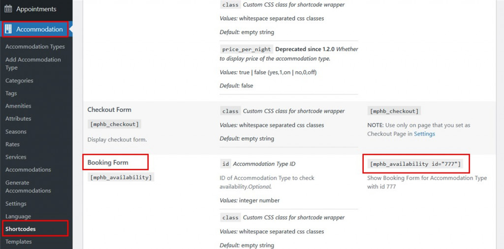 Add Accommodation Types - Accommodation Types - MotoPress