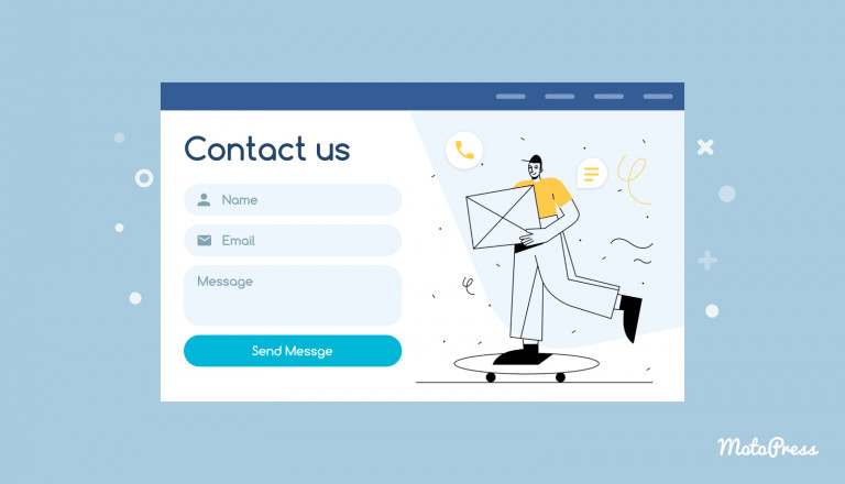 20 Best Contact Us Page Design Examples & Templates 2025 - MotoPress