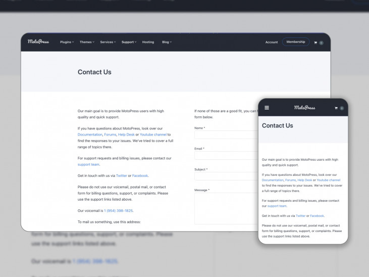20 Best Contact Us Page Design Examples & Templates 2025 - MotoPress