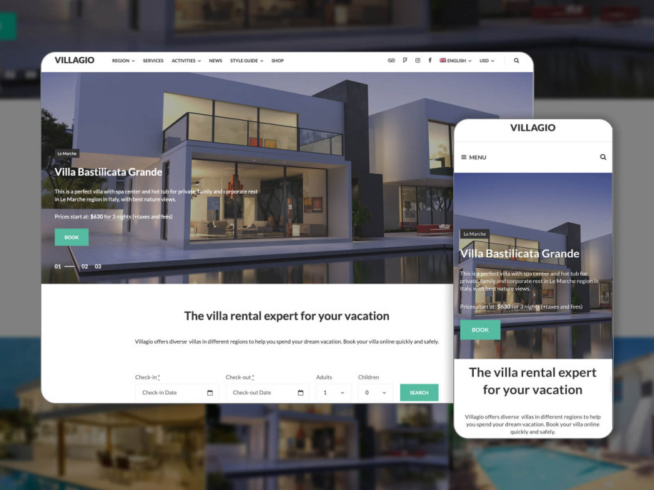 25+ Best Bed and Breakfast (B&B) Wordpress Themes (2026) - MotoPress