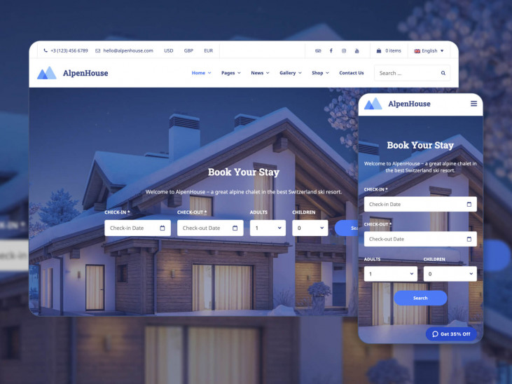 30 Best Booking & Reservation WordPress Themes 2023: Free & Paid ...