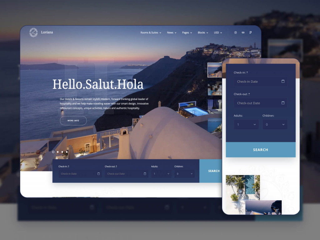 33 Best Hotel Website Templates 2023: Free & Paid - MotoPress
