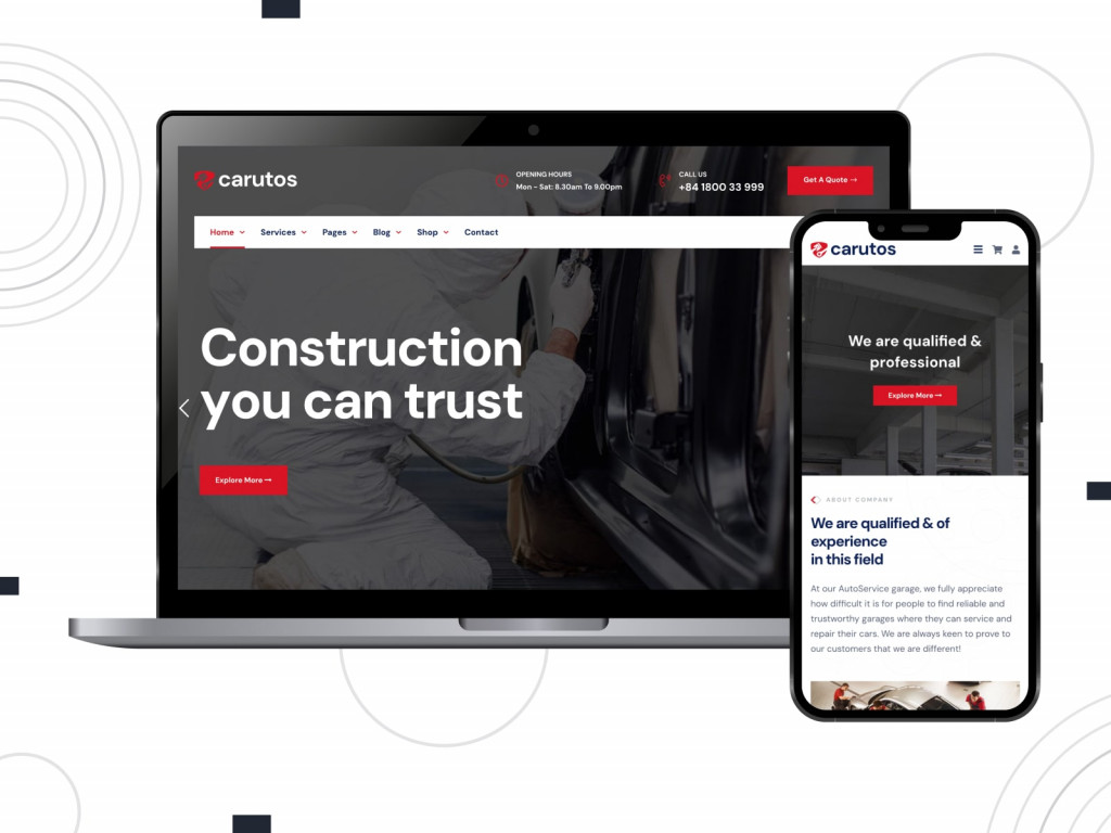 21 Best Car Repair & Auto Service WordPress Themes 2023 - MotoPress