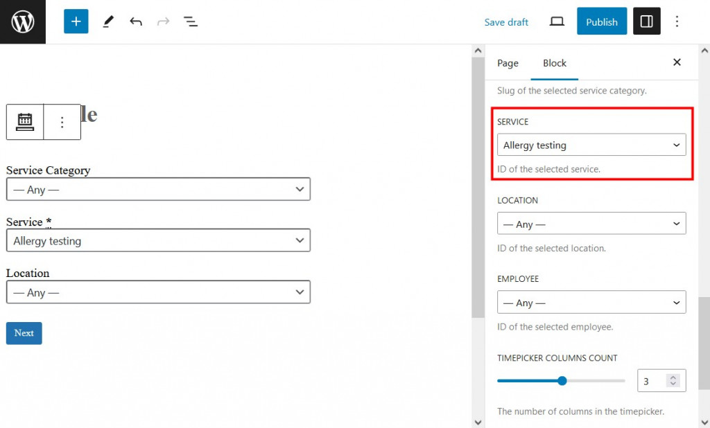 Start Booking Process with Availability Calendar Since Appointment ...