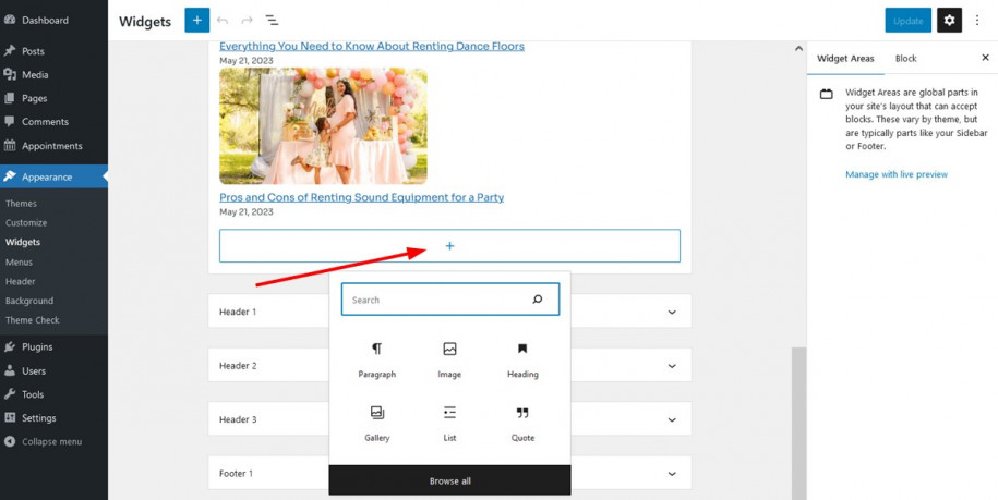 WordPress Customizer Global Settings - Lorenty - MotoPress